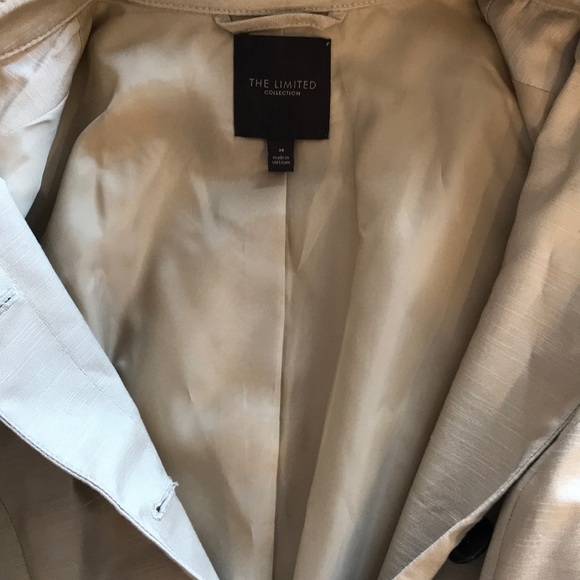 The Limited | Jackets & Coats | Khaki Lenin Jacket With Belt | Poshmark